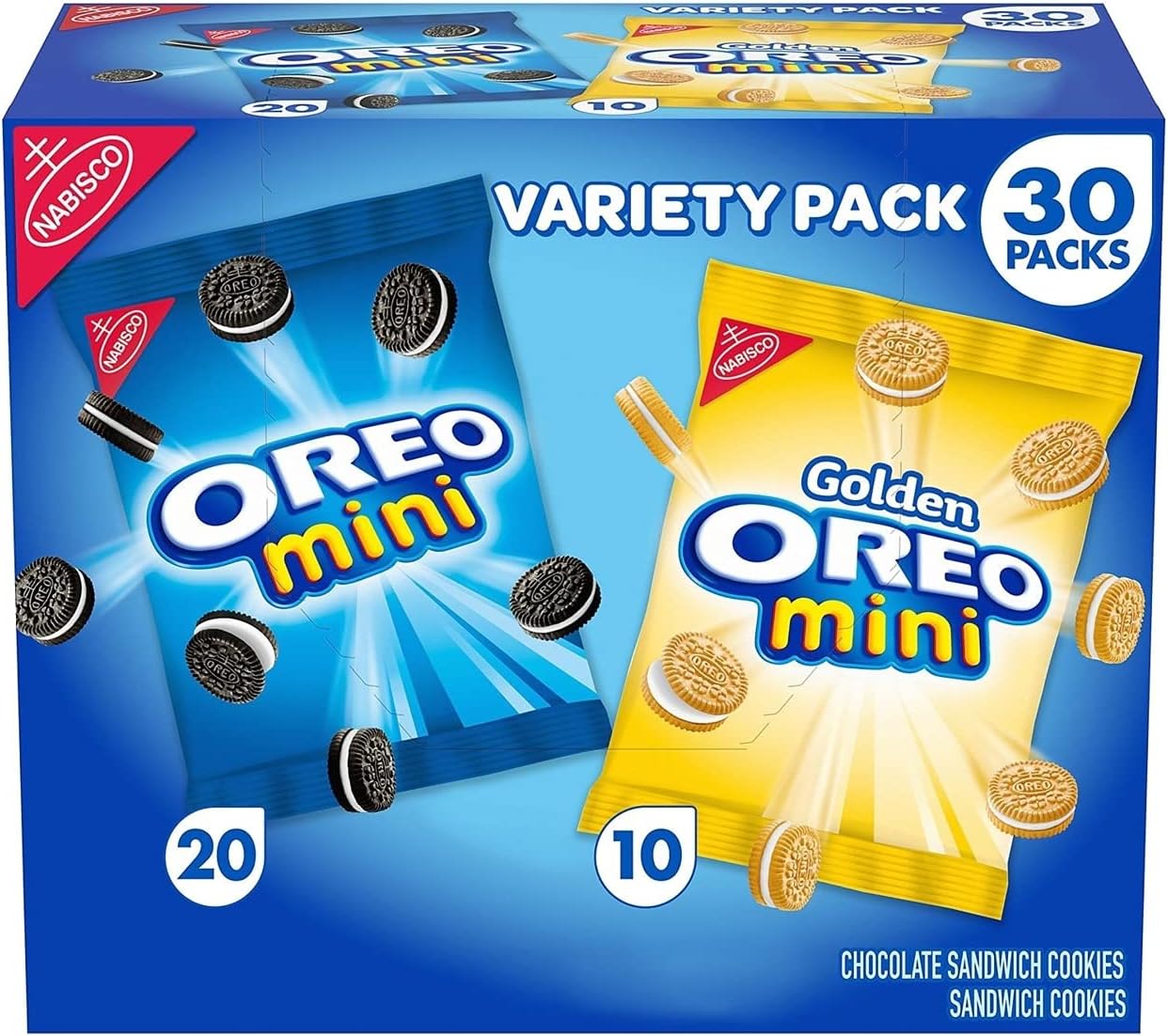 Amazon.com: Nabisco Mini Oreo Variety Pack,1.5 Ounce (Pack of 30 ...