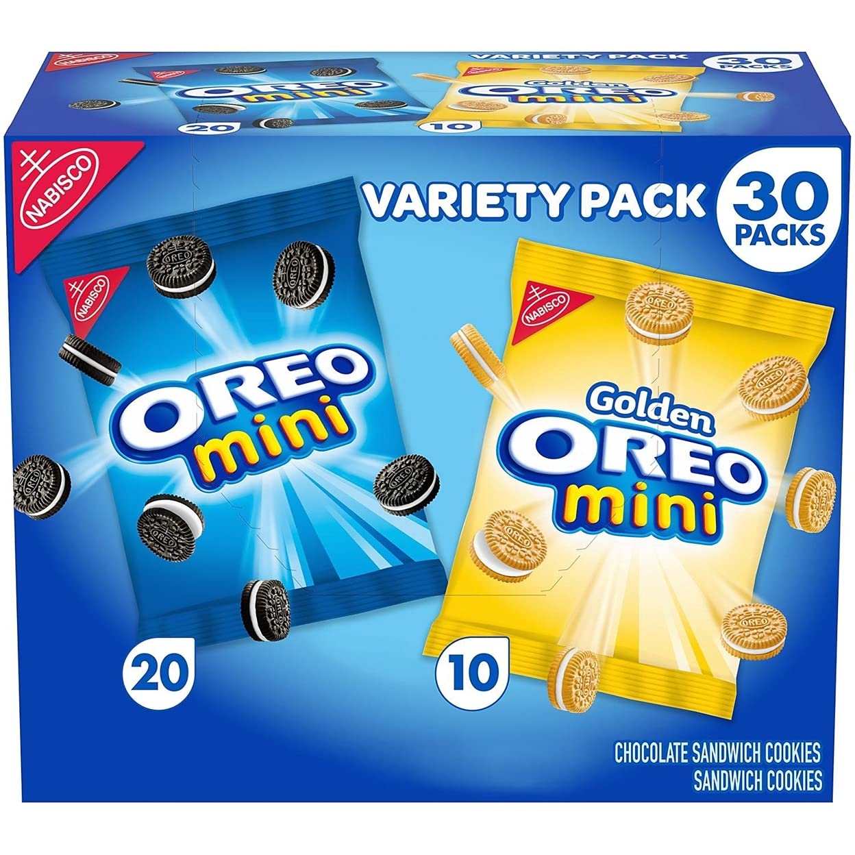 Amazon.com: Nabisco Mini Oreo Variety Pack,1.5 Ounce (Pack of 30 ...