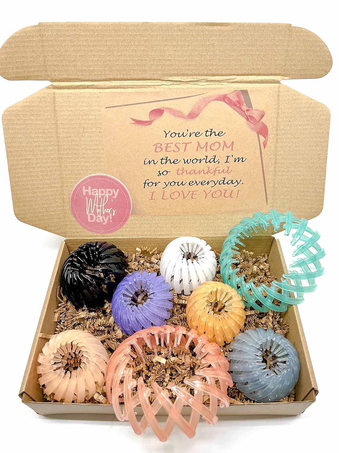 Pinza mágica para el cabello soporte de cola de caballo o moño de ...