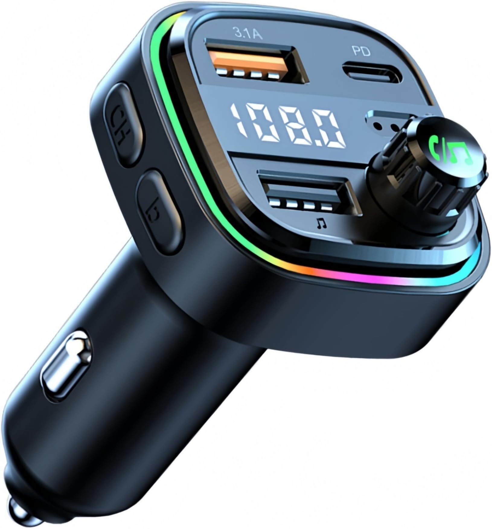 Bluetooth FM Transmitter for Car Phone Charger – YCTech Bluetooth ...