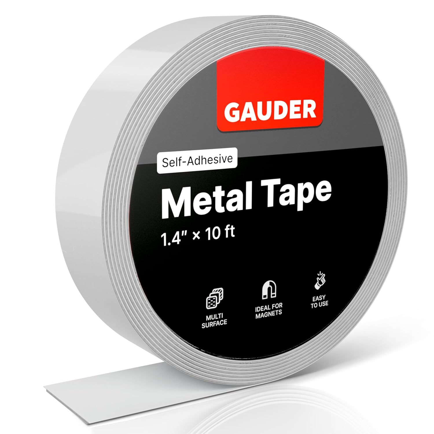 GAUDER Self-Adhesive Metal Tape | Thin Metal Strips for Magnets, Tonies ...