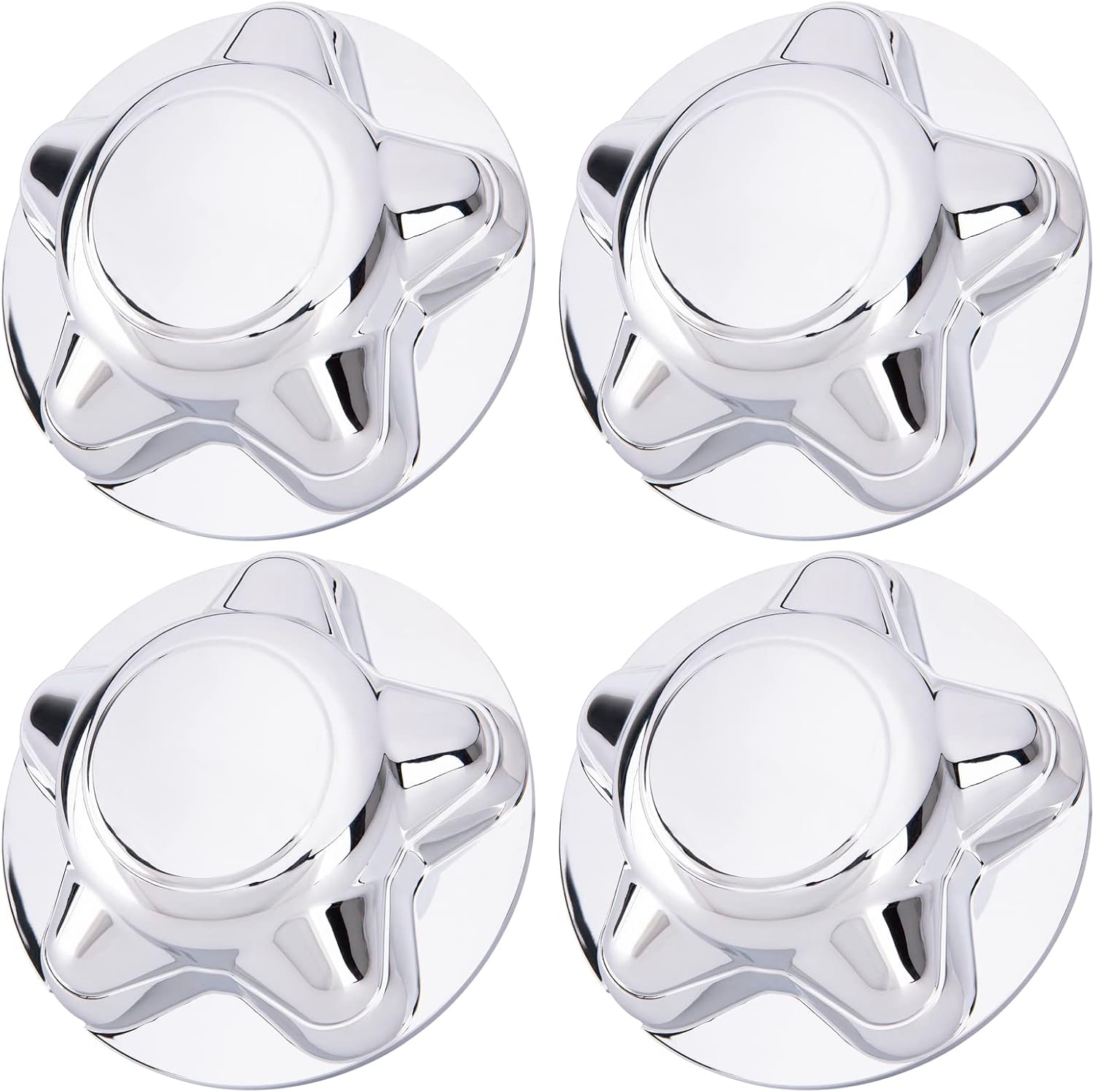 Amazon.com: 7 Inch Chrome Center Caps Compatible with Ford 1997-2003 ...