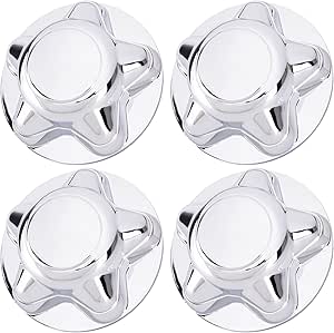 Amazon.com: 7 Inch Chrome Center Caps Compatible with Ford 1997-2003 ...