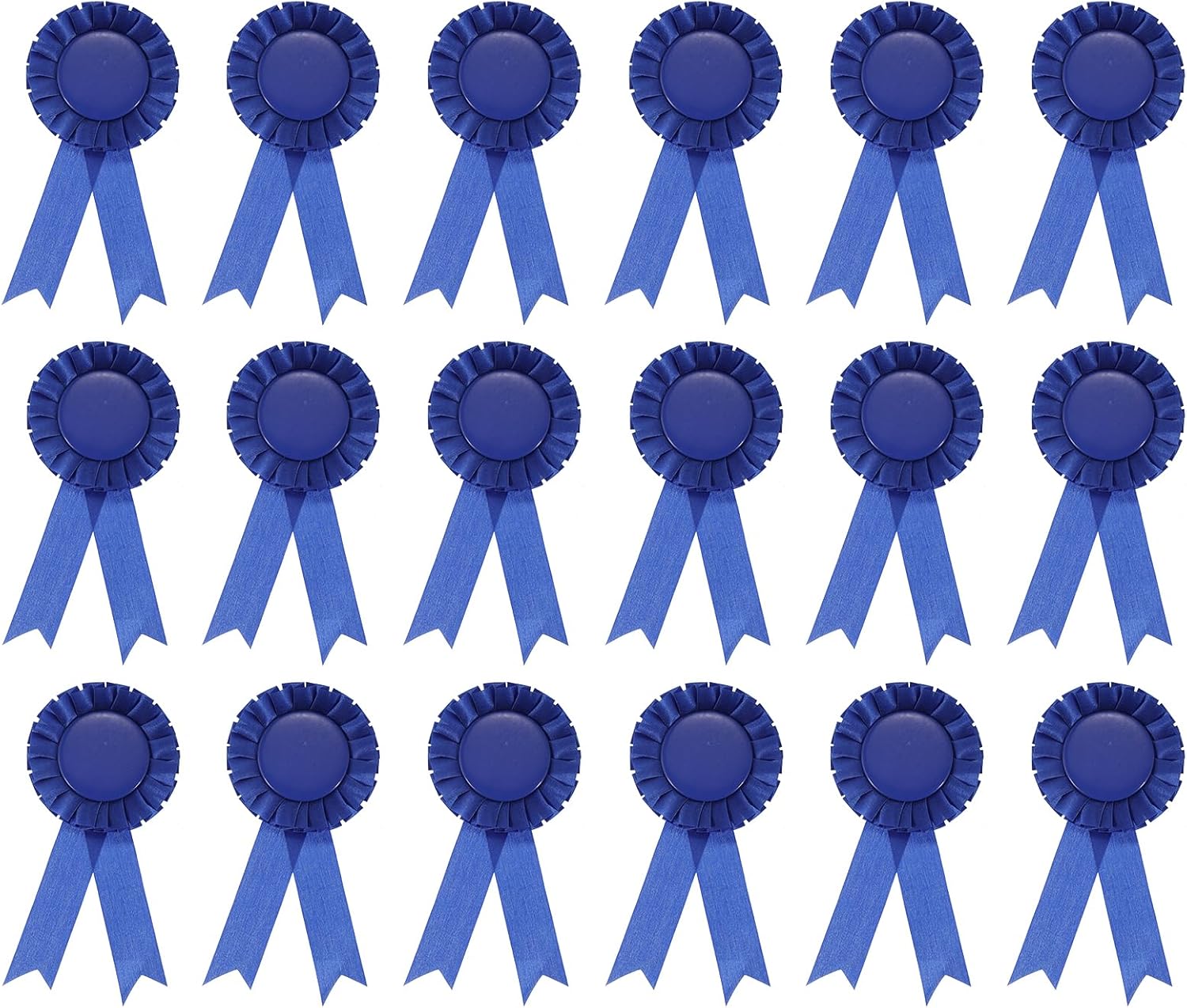 Amazon.com: PATIKIL Blank Award Ribbon, 18 Pcs Rosette Ribbon Honorable ...