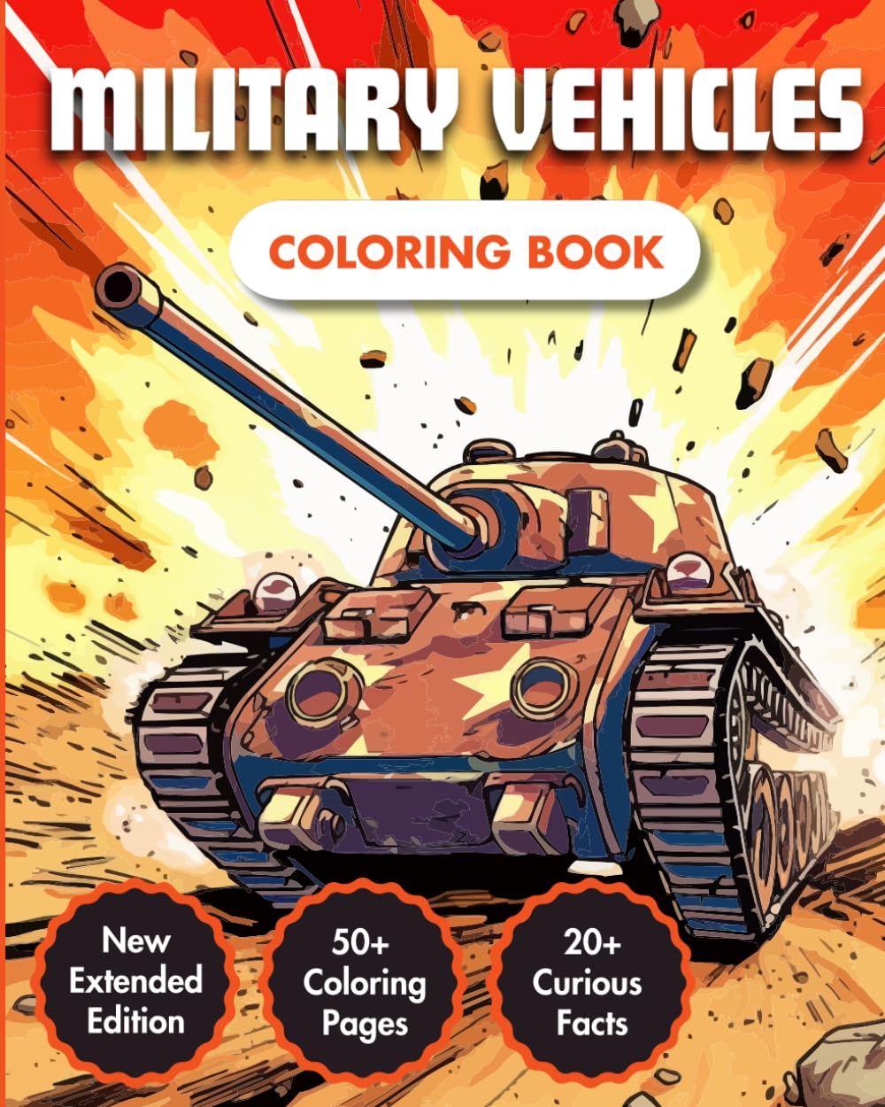Military Vehicles Coloring Book: Unlock the Marvels of Army Vehicles ...