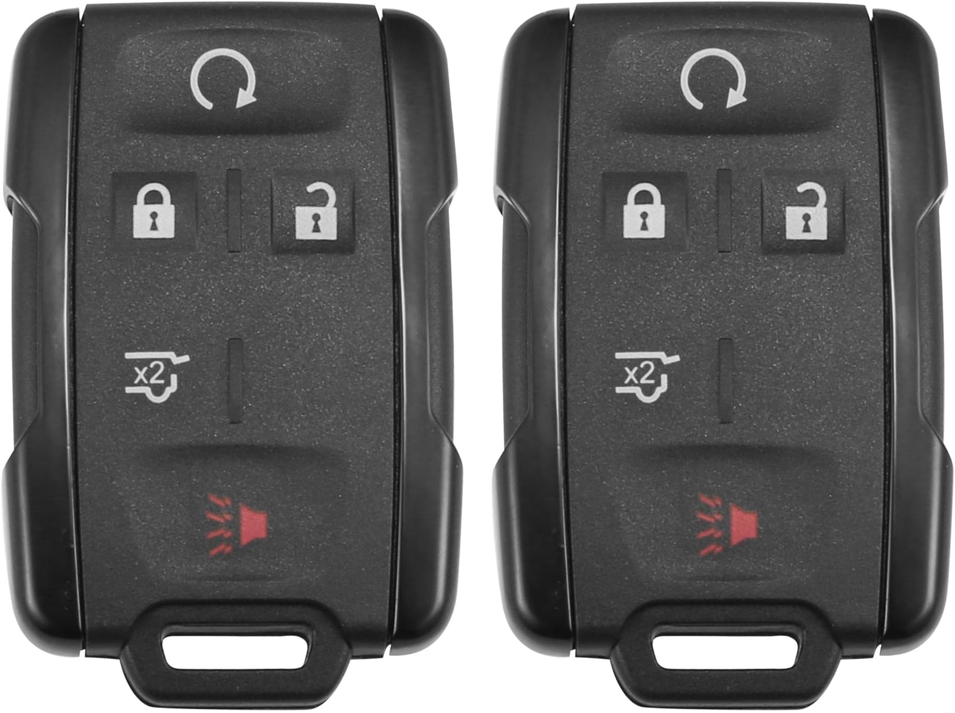 Amazon.com: X AUTOHAUX 2pcs 5 Button Keyless Entry Remote Control ...