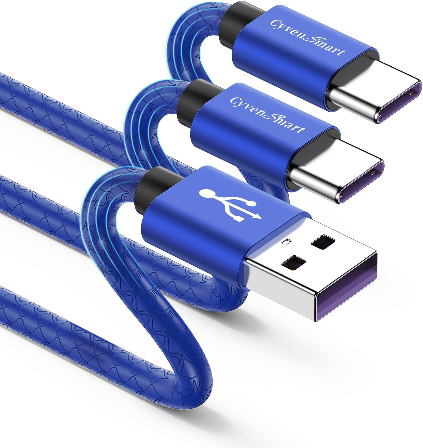 Amazon.com: USB Type C Charging Cable, 3 Pack 10 ft USB A to Type C 3A ...