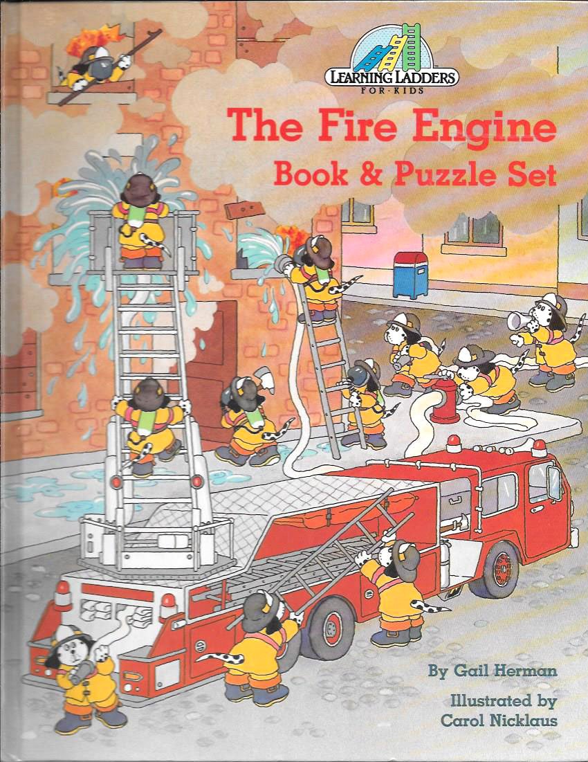 The Fire Engine Book & Puzzle Set: Herman, Gail: 9780517051245: Books ...
