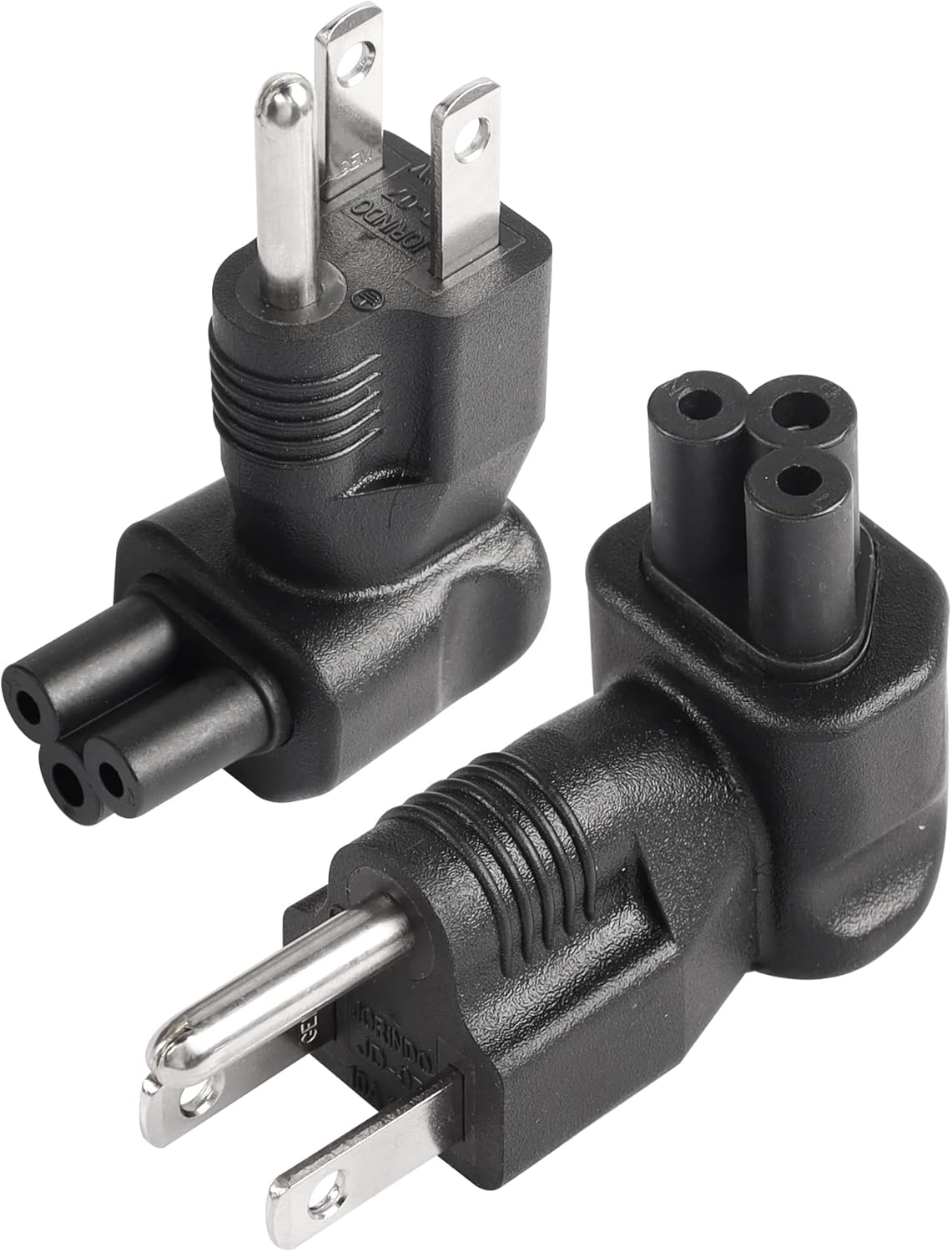 Amazon.com: CERRXIAN 90 Degree IEC320 C5 to NEMA 5-15P Power Extension ...