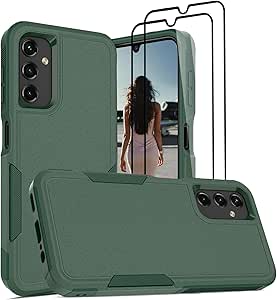 Amazon.com: Jeylly Samsung Galaxy A14 5G Case with HD Screen Protector [2 Pack], Samsung A14 5G ...