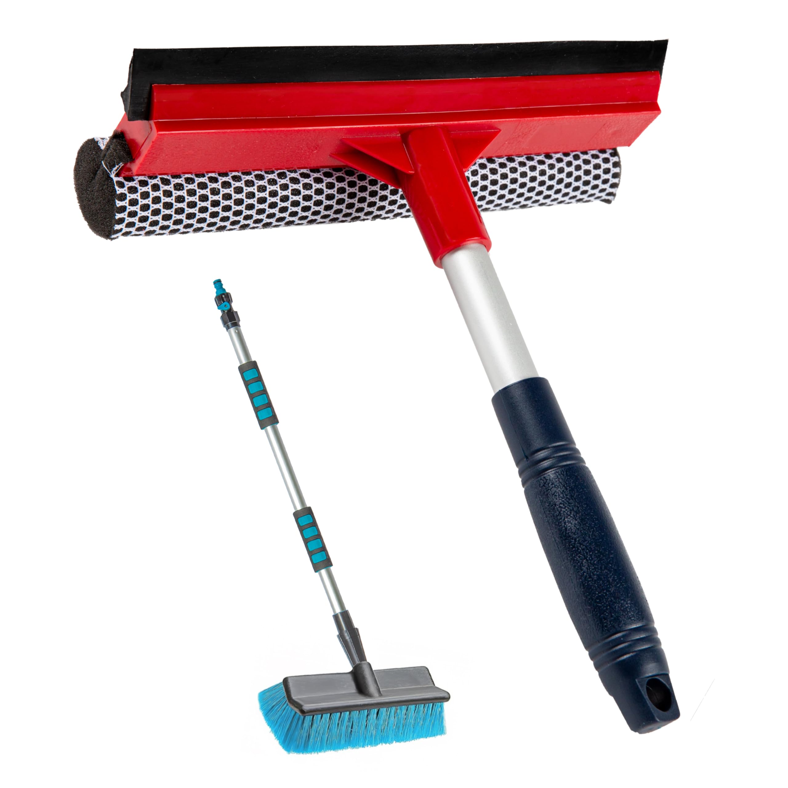 Amazon.com: DSV Standard Window Squeegee 8'' and Car Wash Brush 10'' : Health & Household