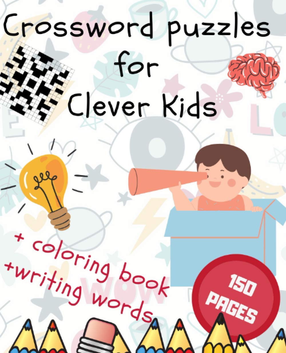 Buy Cros Puzzles For Clever Kids: activity book for dummies brain games ...