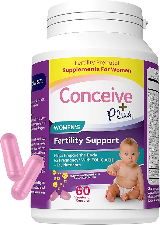 Amazon.com: CONCEIVE PLUS Women's Fertility Support | Aids Conception ...