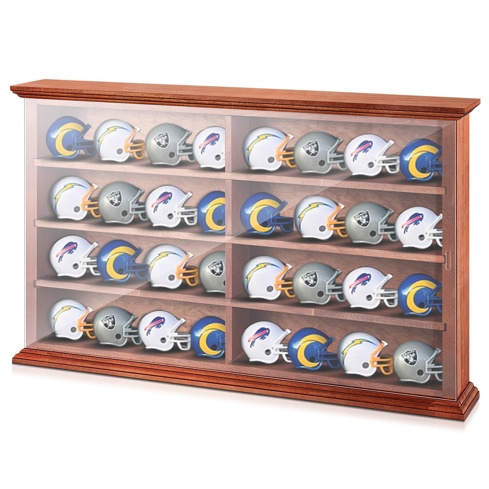 Amazon.com: CroBlissful Mini Helmet Display Case Cabinet Holders Wall ...