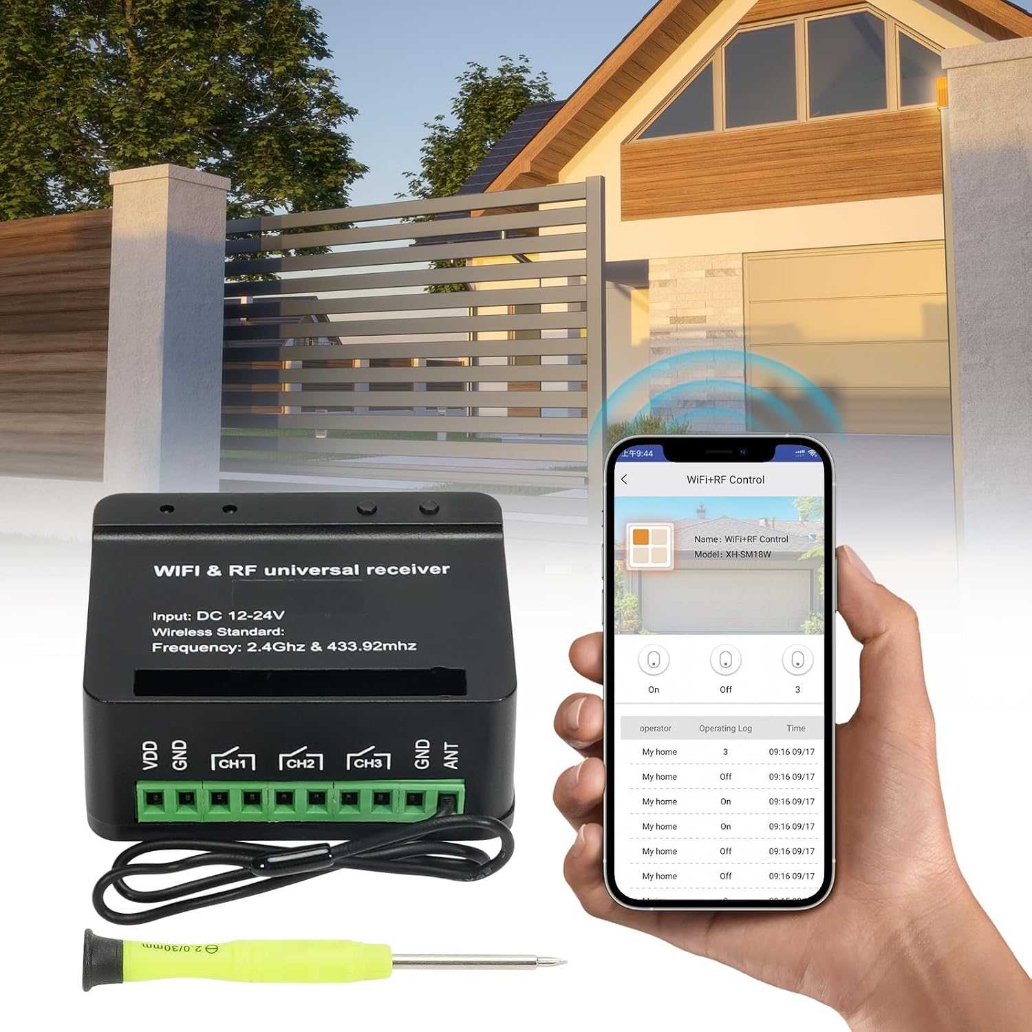 Kozlira Automatic Gate APP Remote Control Smart WiFi Controller for ...