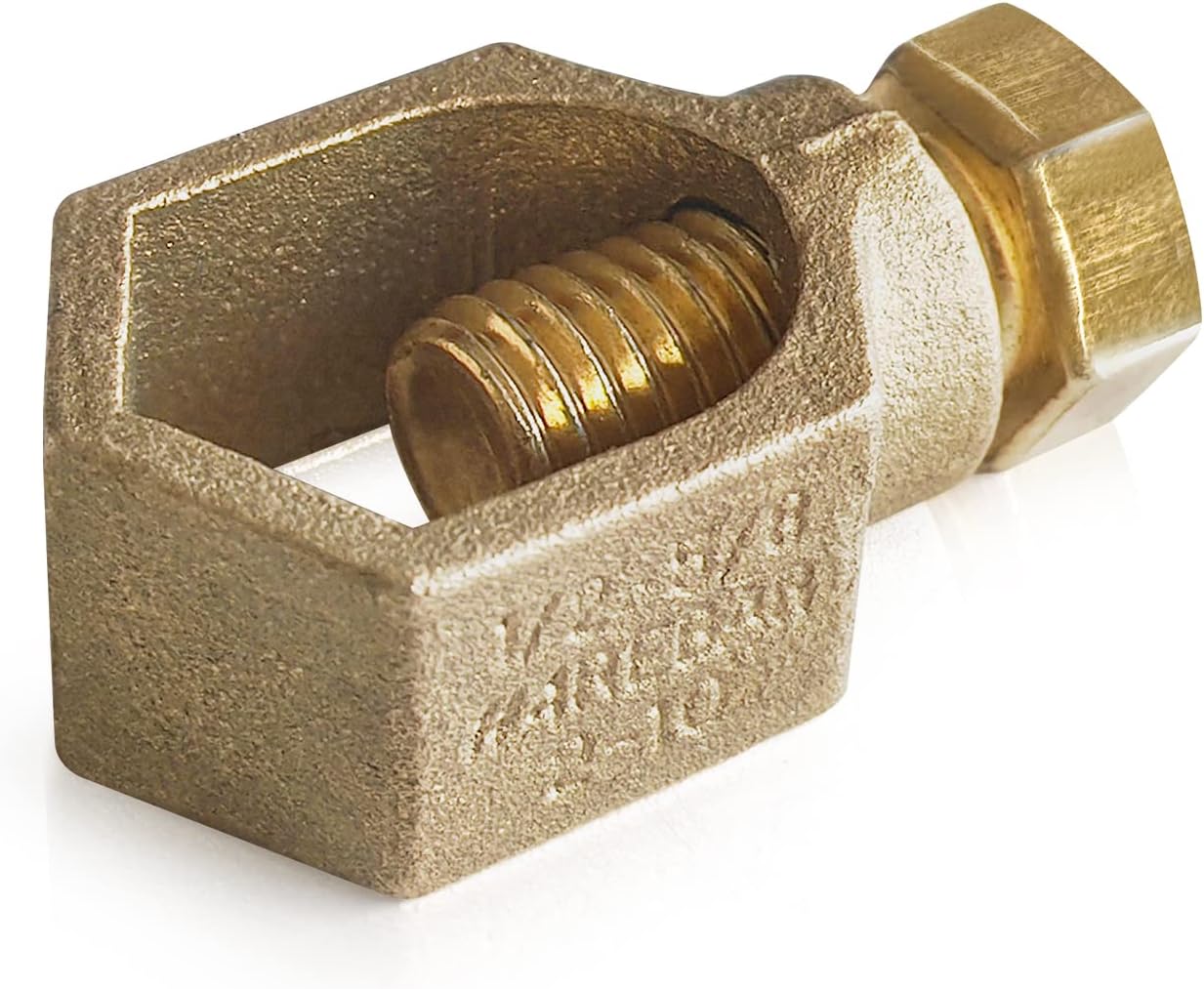 Copper Ground Rod Clamp, Great for 1/2”- 5/8’’ Grounding Rods (25, CP58 ...