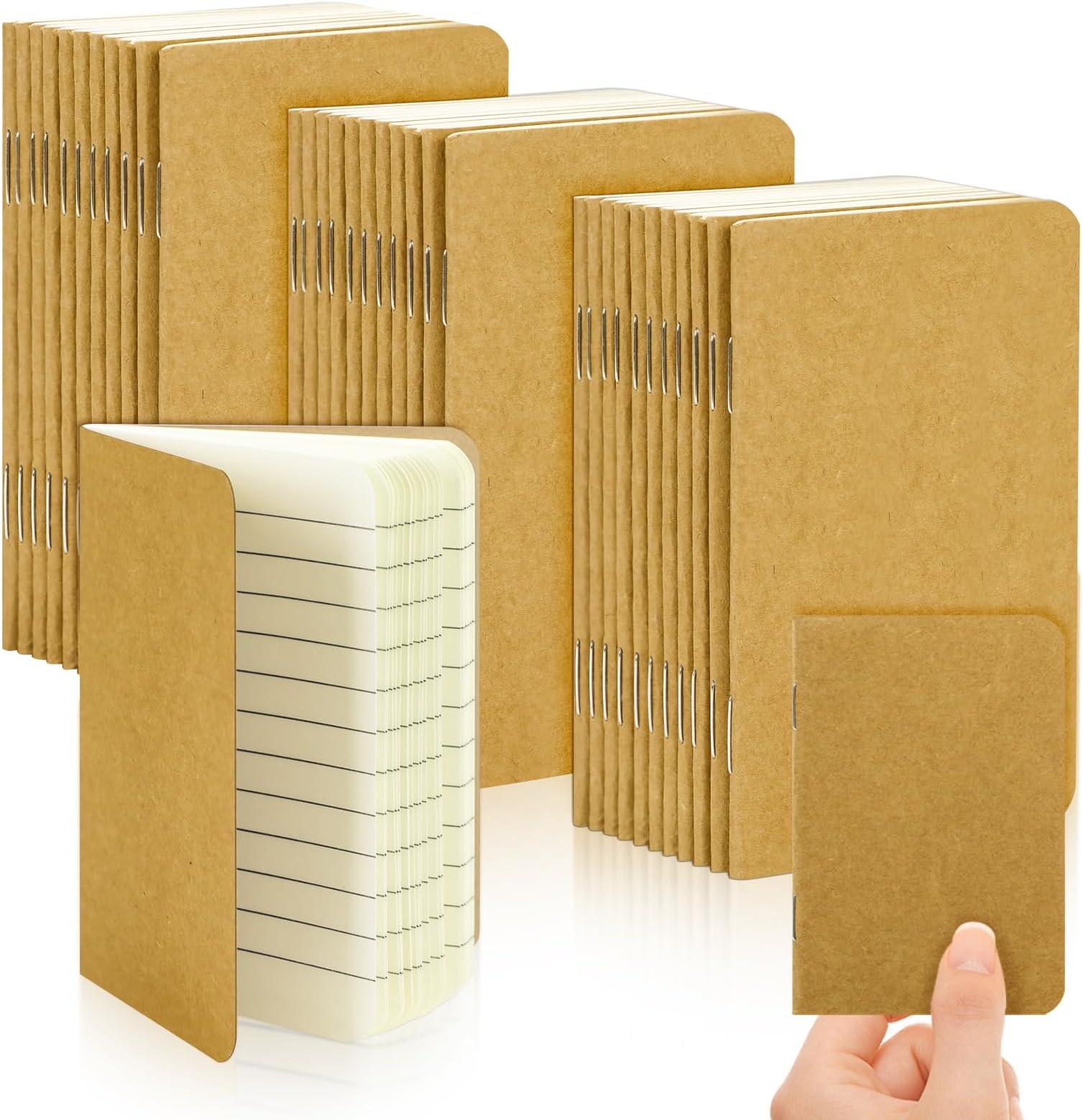 Amazon.com : WYOMER 36 Pcs Pocket Notebooks, 4'' x 2.5'' Mini Journal ...