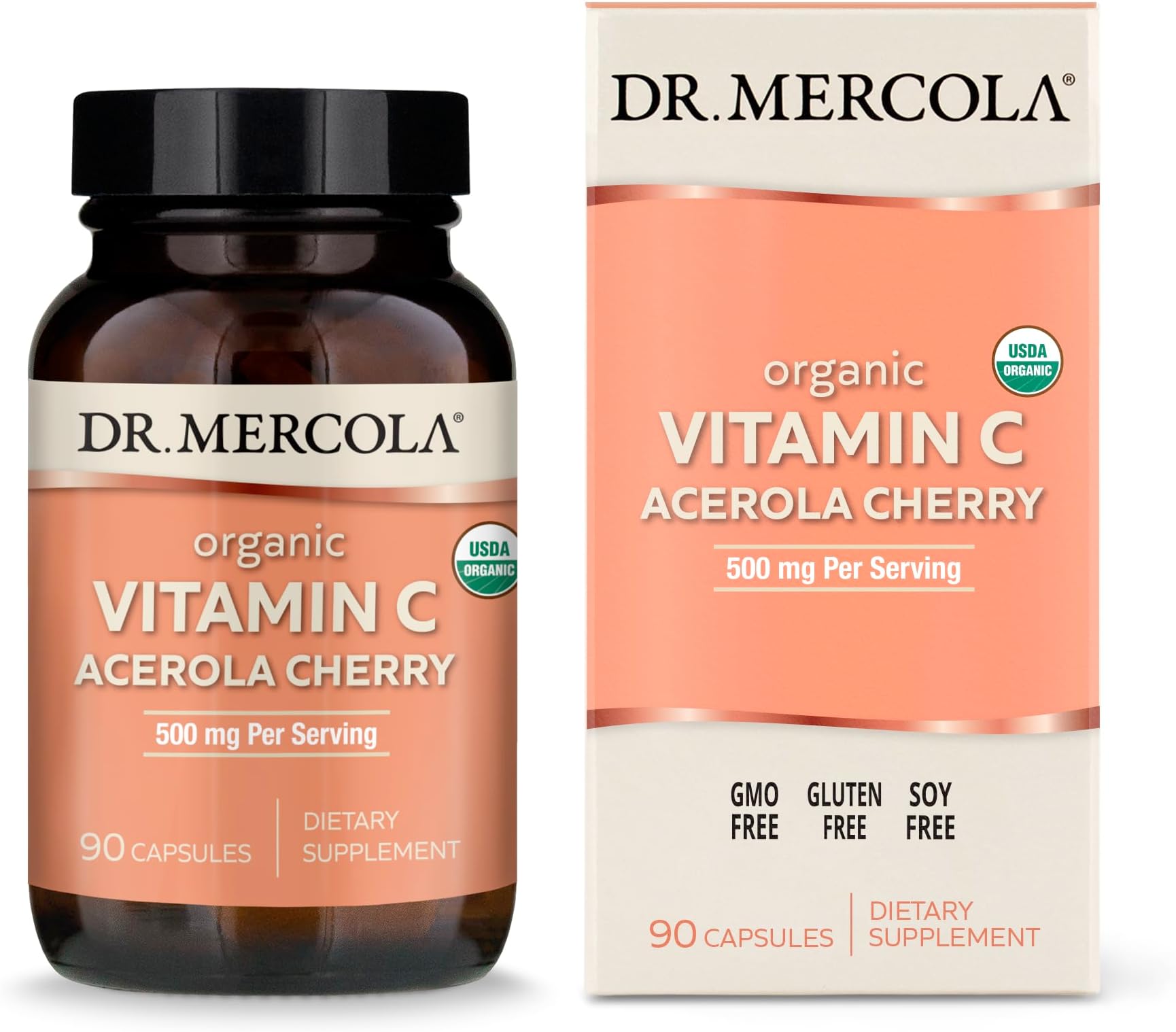 Amazon.com: Dr. Mercola Organic Vitamin C Acerola Cherry, 30 Servings ...