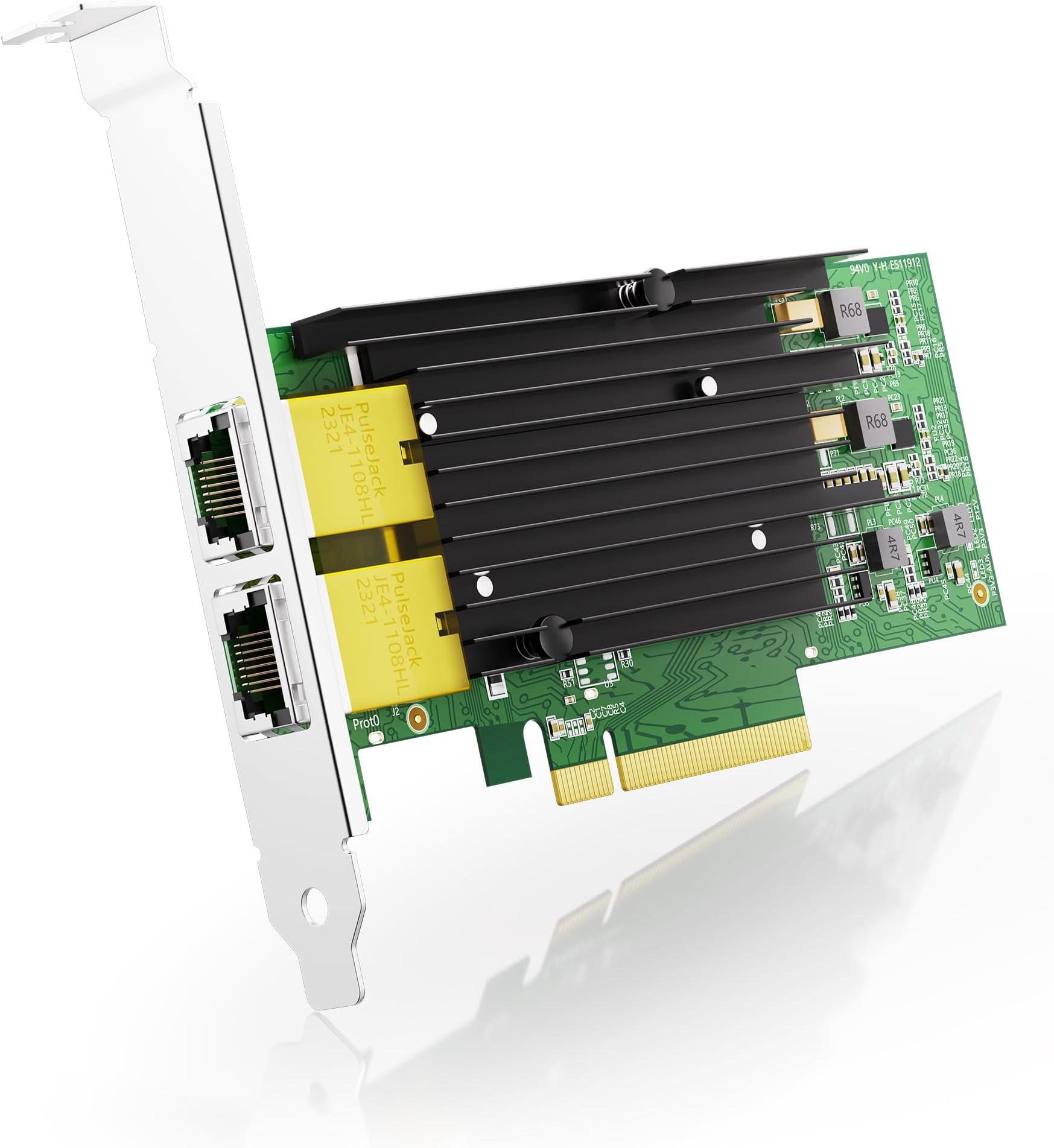 Amazon.com: BZIZU 10gb Dual RJ45 Network Card, PCIe Ethernet LAN NIC ...