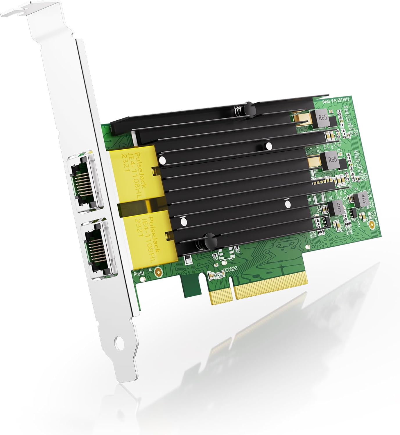 Amazon.com: BZIZU 10gb Dual RJ45 Network Card, PCIe Ethernet LAN NIC ...