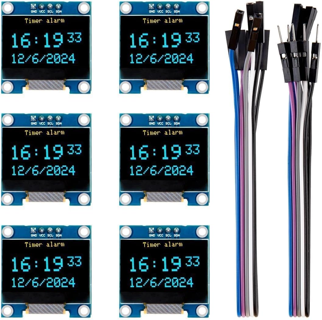 Brandclub - ELEGOO 6PCS 0.96 Inch OLED Display Screen Module with ...