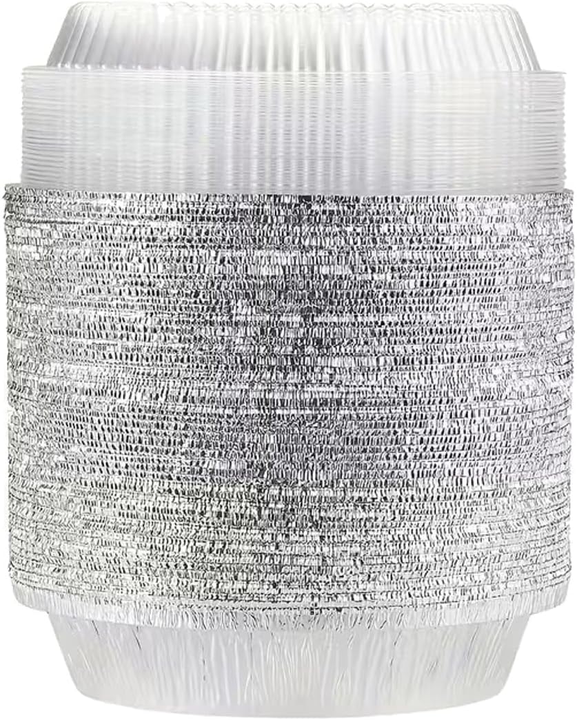 Amazon.com: Ruthy's Outlet Round aluminum foil pans Disposable Tray ...