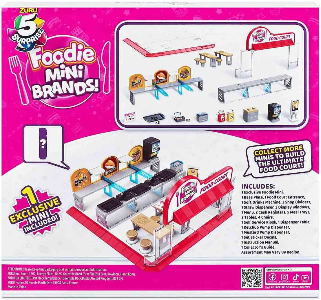 ZURU 5 Surprise Foodie Brands Mini Food Court Nepal | Ubuy