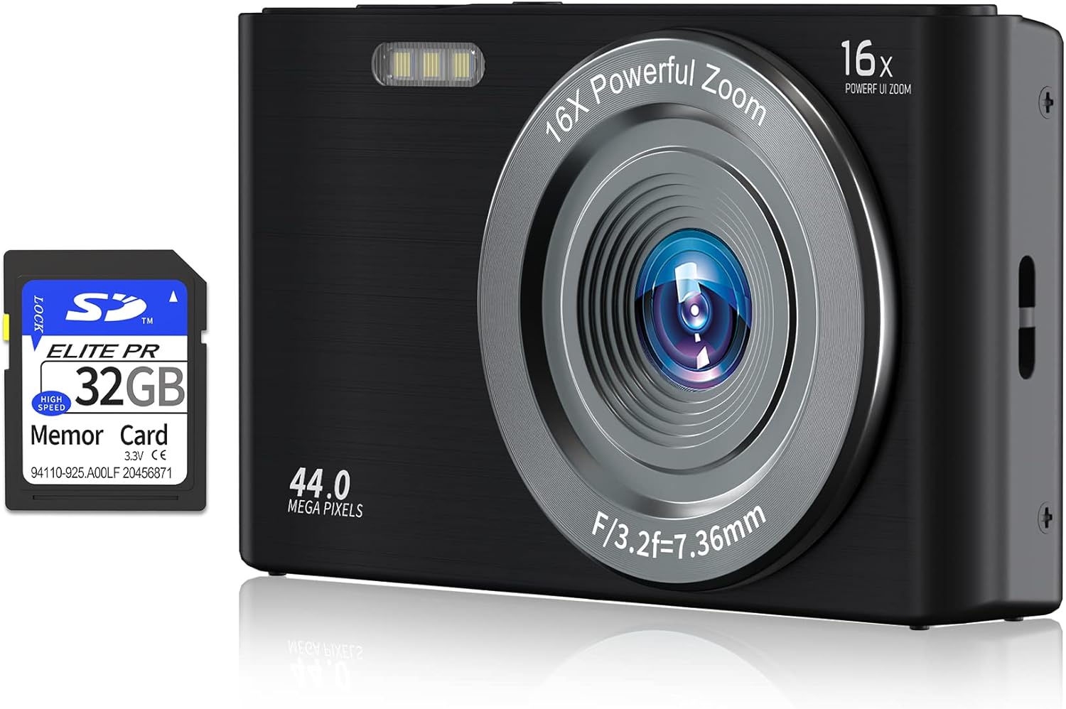 Amazon.com : 1080P Digital Camera for Photography and Video 44MP ...
