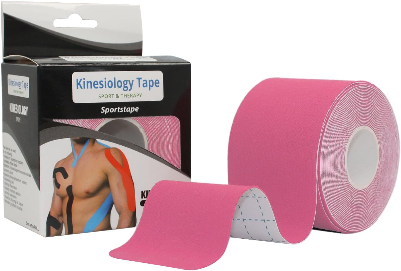 STpro Kinesiology Tape Vendaje De Colores 5cm x 5m : Amazon.com.mx
