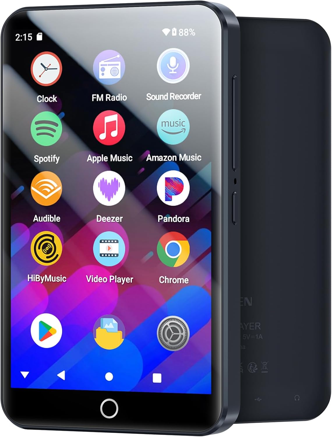 Amazon.com: 96GB MP3 Player with Bluetooth and WiFi, MECHEN Android 13 ...