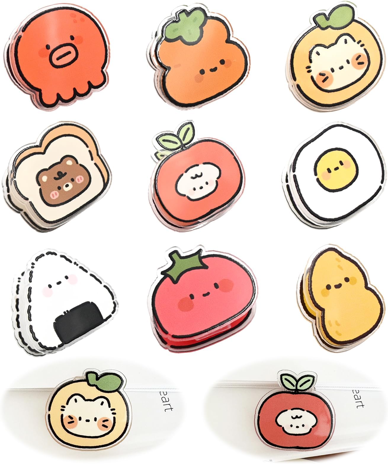 Amazon.com: 9 PCS Cute Chip Clips Food Bag Sealer Sealing Clips, Chip ...