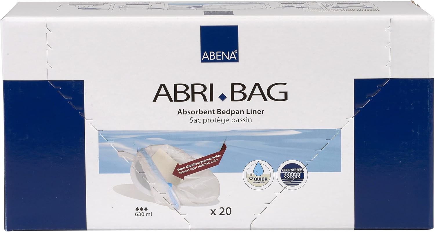 Amazon.com: ABENA Abri-Bag Bed Pan Liner, Pack of 20 1000005111 ...