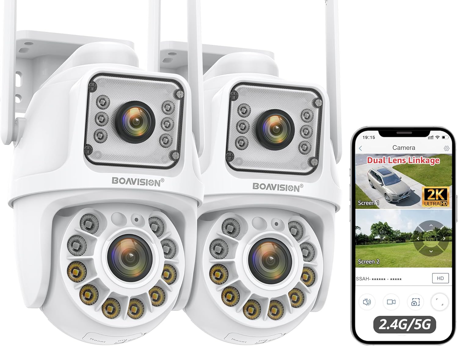 BOAVISION QM1 Dual Lens WiFi Outdoor Security Camera User Manual