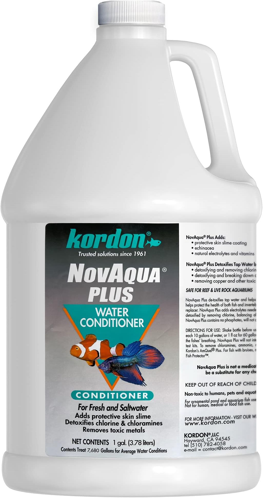 Amazon.com : Kordon NOVAQUA Plus - Freshwater & Saltwater Aquarium ...