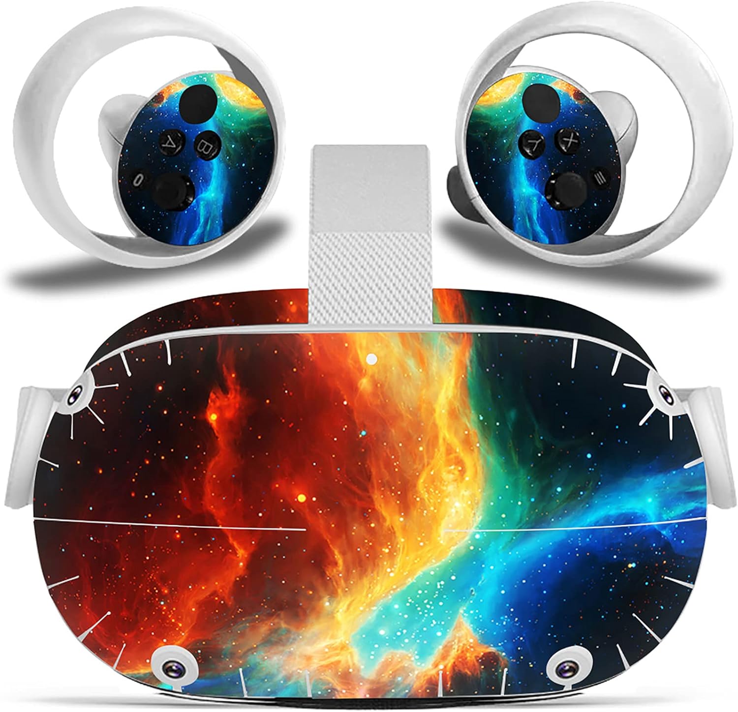 Amazon.com: Uioeua Stickers Skin for Oculus Quest 2 VR Headset and ...