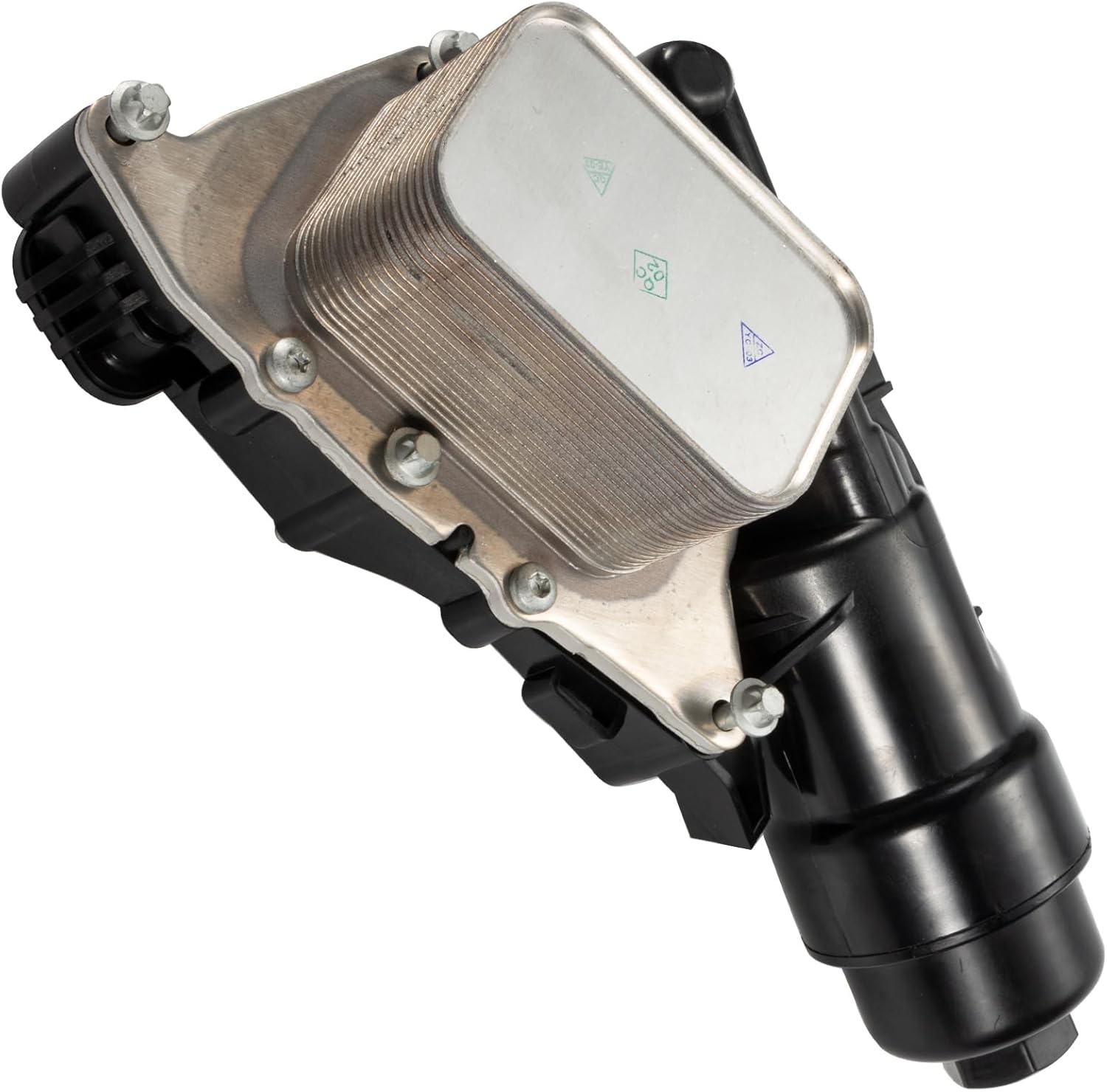 Amazon.com: BLCYANUE Engine Oil Cooler Filter Housing Compatile with ...