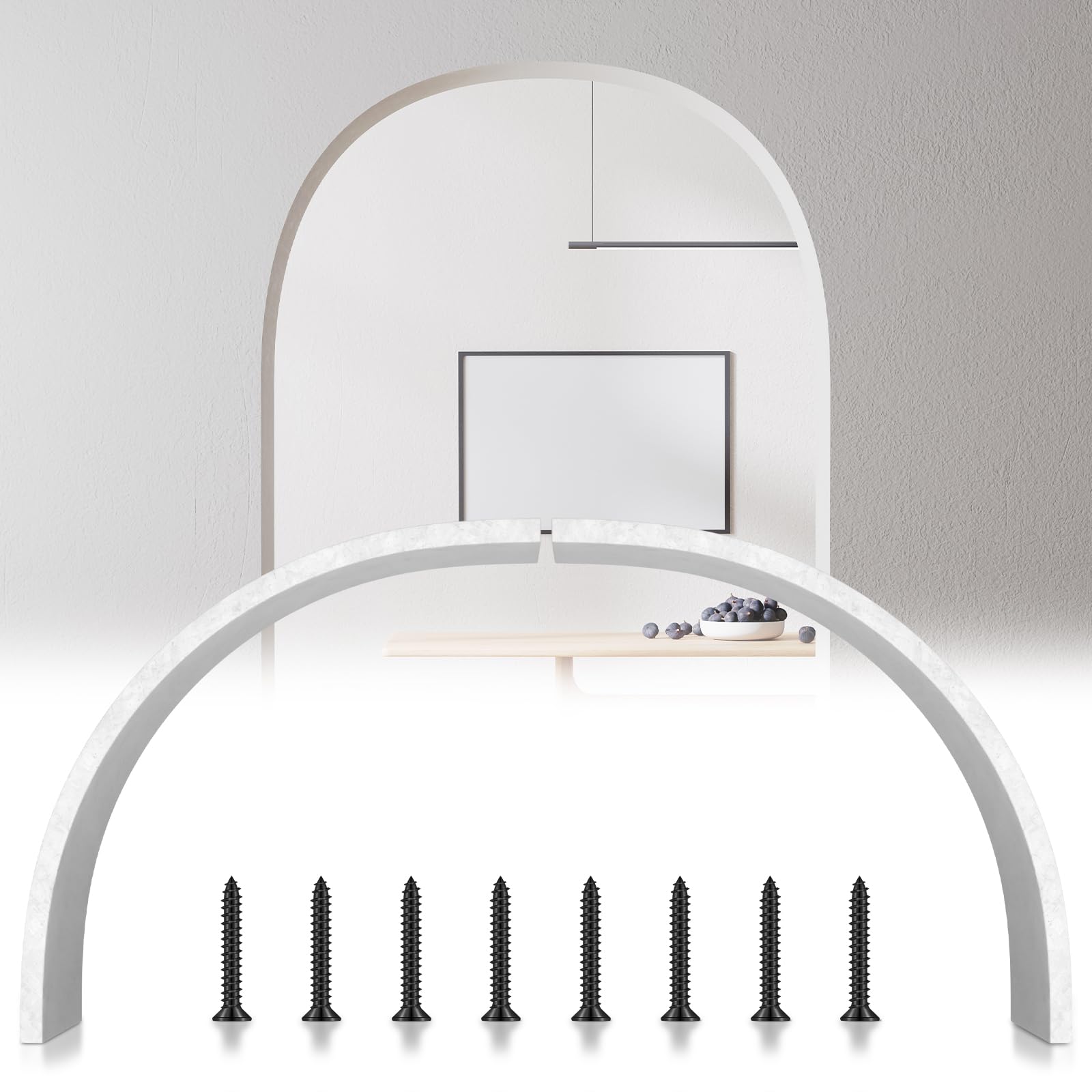 Snapklik.com : 2 Pcs Rounded Doorway Arch Kit DIY Interior Doorway ...
