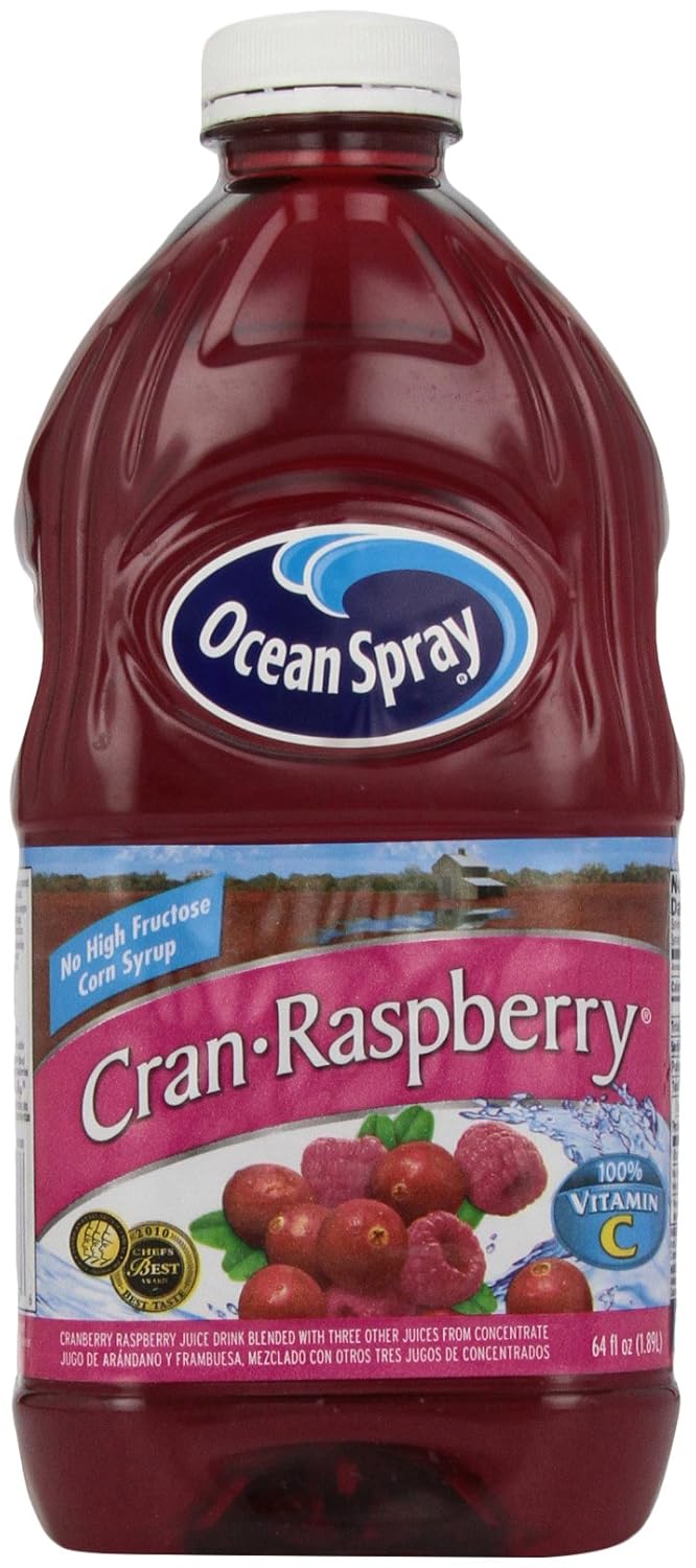 Amazon.com : Ocean Spray, Cran-Raspberry Juice, 64 Fl Oz Bottle ...