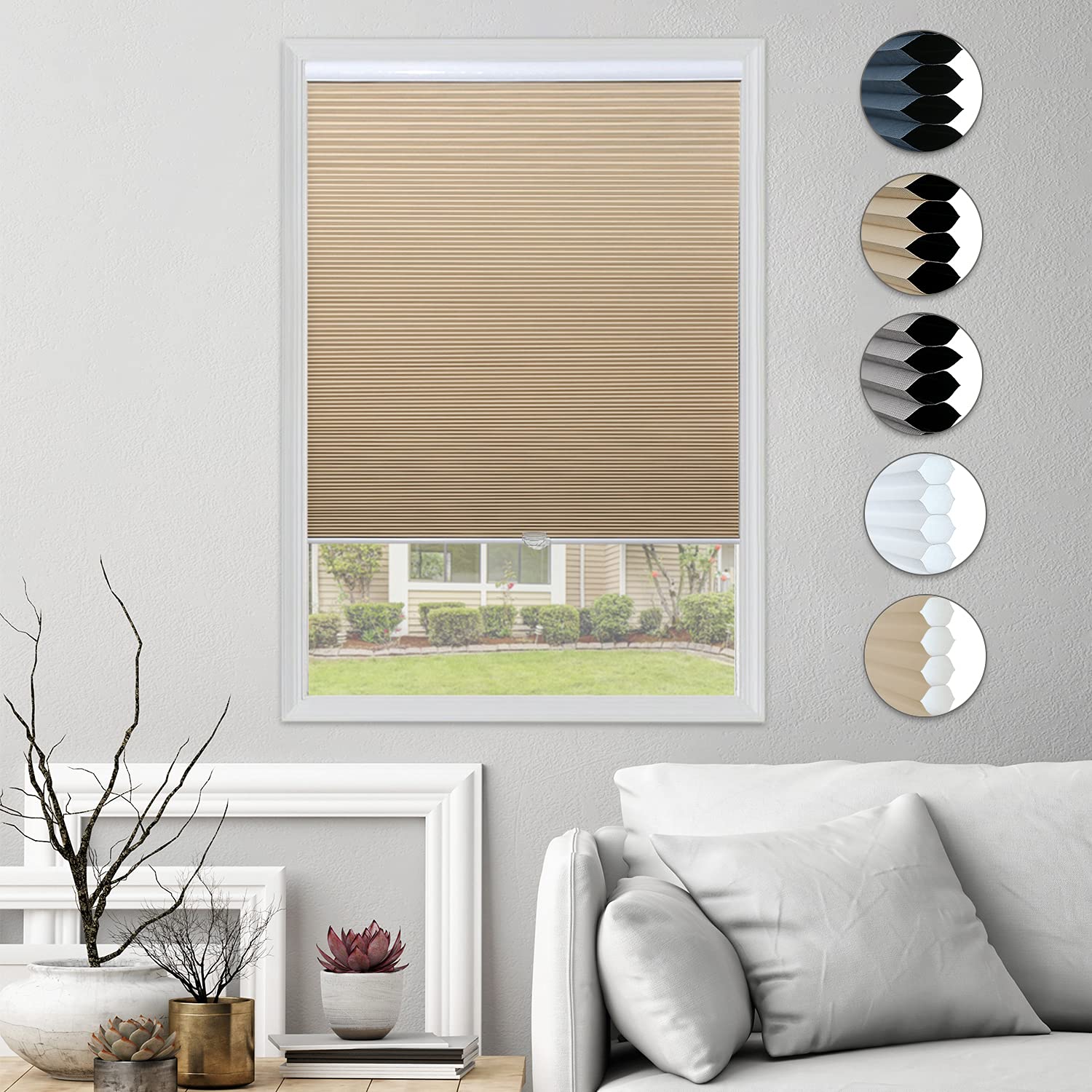 Skylight Cellular Shades Custom Size Skylight Blackout Cellular Shades ...