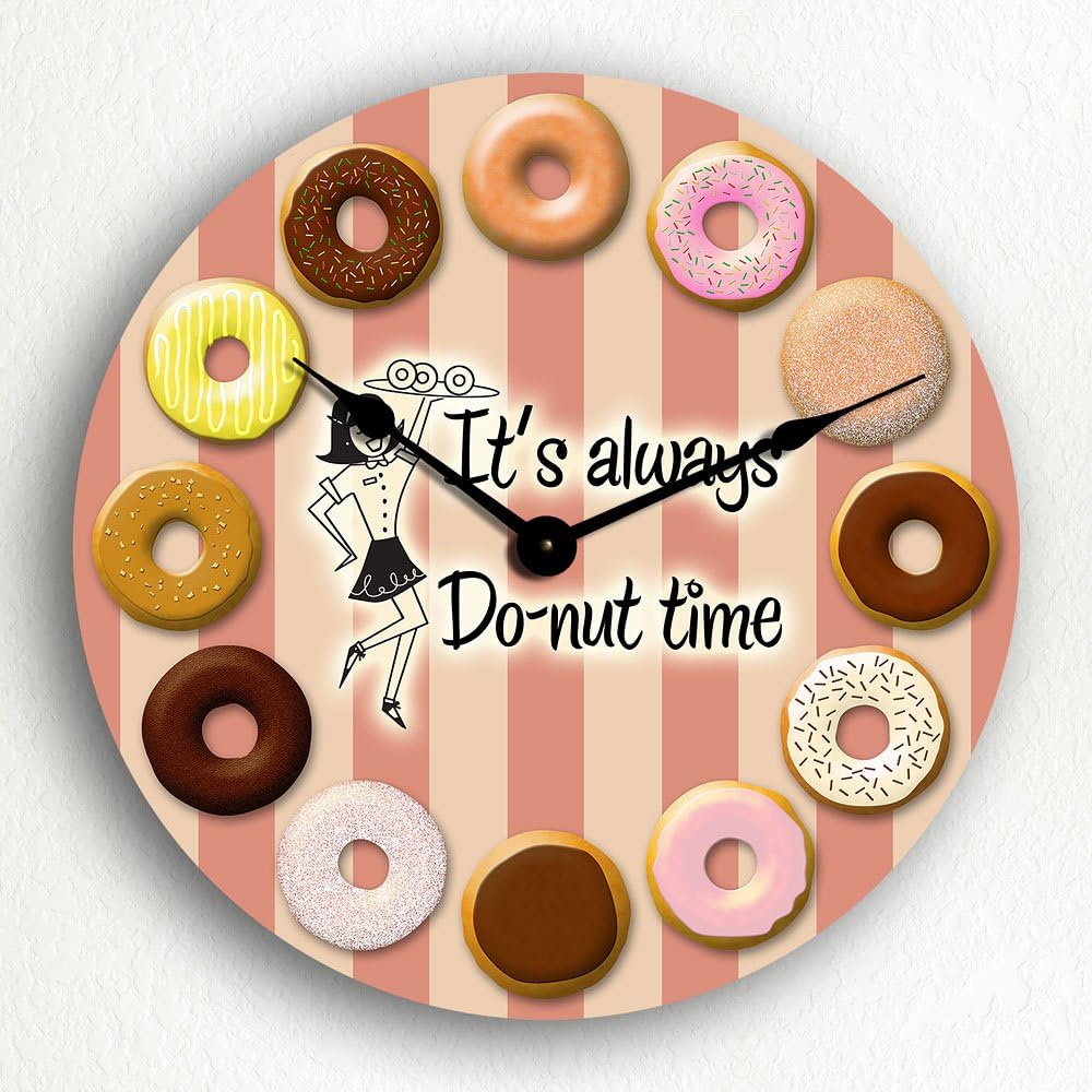 Amazon.com: Classical Creations It's Always Donut Time Retro Theme ...