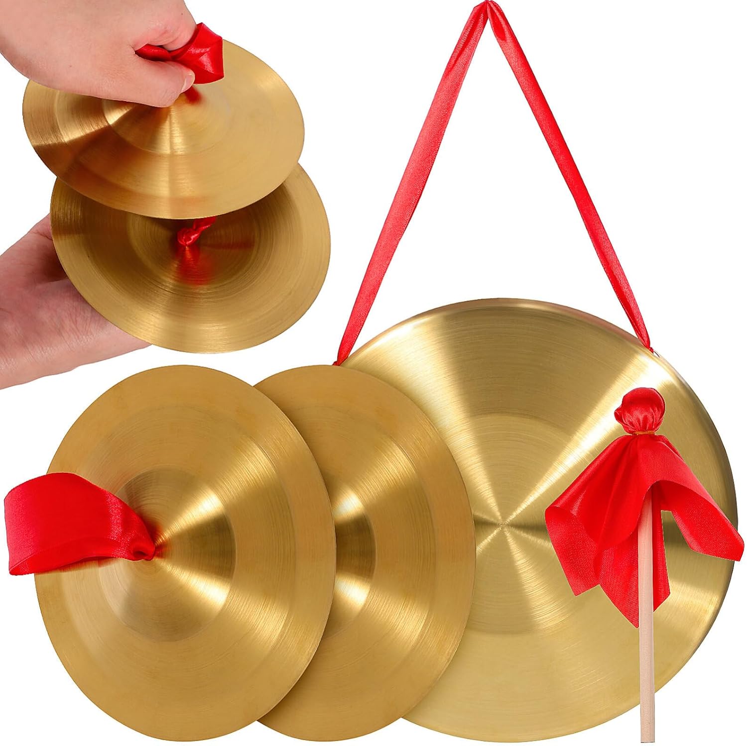 Amazon.com: ERINGOGO 1 Set Gong Copper Gong Opera Gong Chinese Cymbal ...