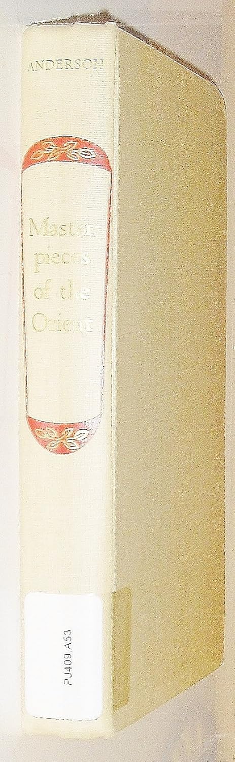 Masterpieces of The Orient: G. L. Anderson, Maynard Mack: Amazon.com: Books