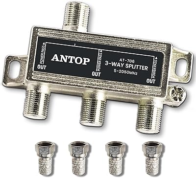 3 Way TV Signal Splitter,ANTOP Digital Coax Cable Nepal | Ubuy