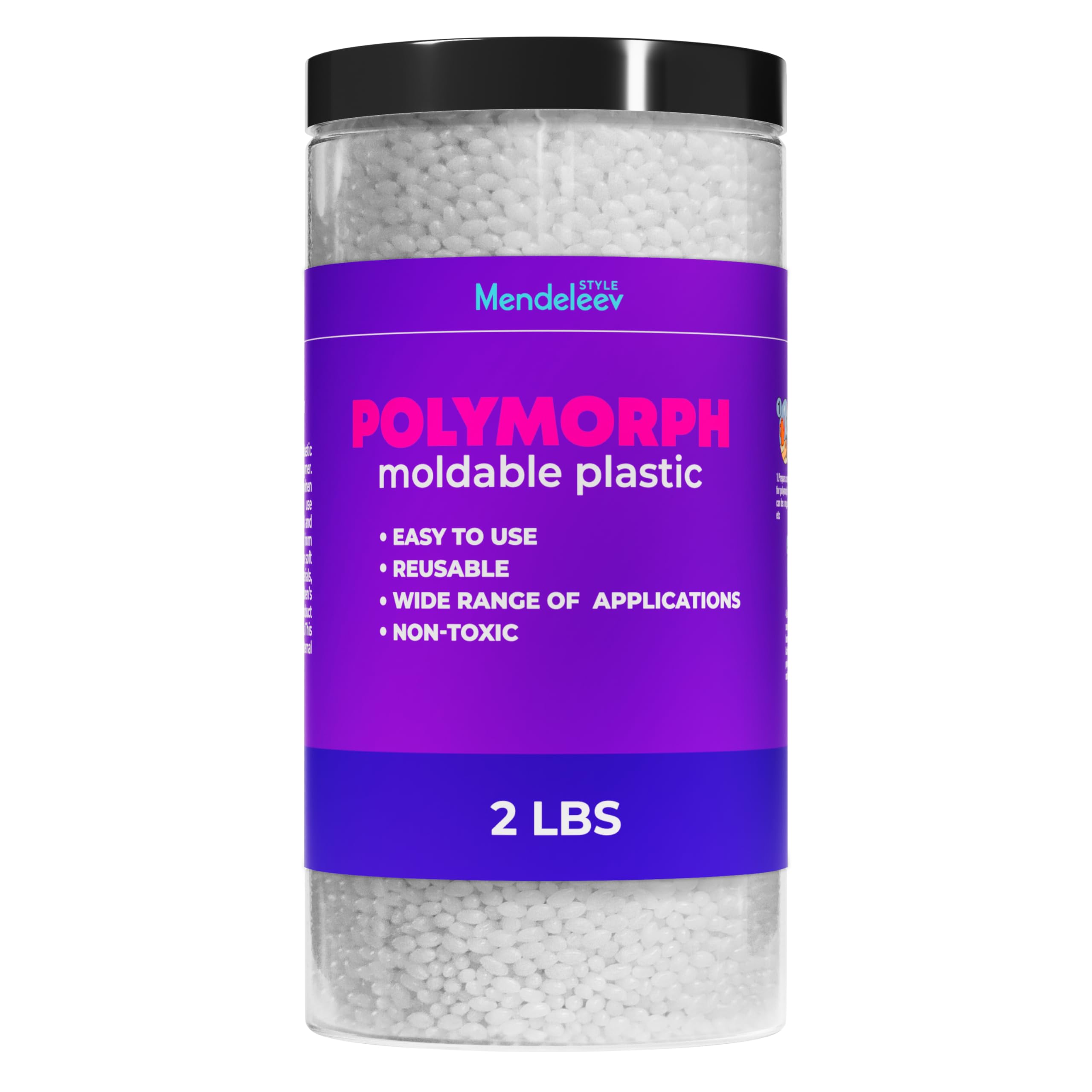 Amazon.com: 32 Oz Polymorph Moldable Plastic Beads Melting Pellets 2 ...