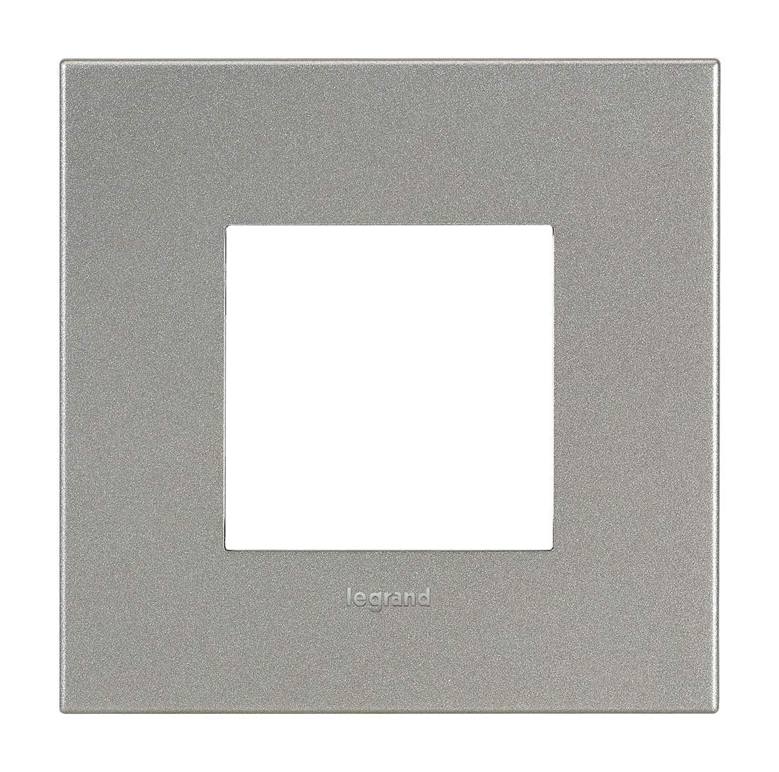Legrand Arteor Cover Plate with Frame - 2 Module (Magnesium, Pack of 2 ...