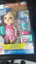Amazon.com: Baby Alive Magical Mixer Baby Doll Strawberry Shake with ...