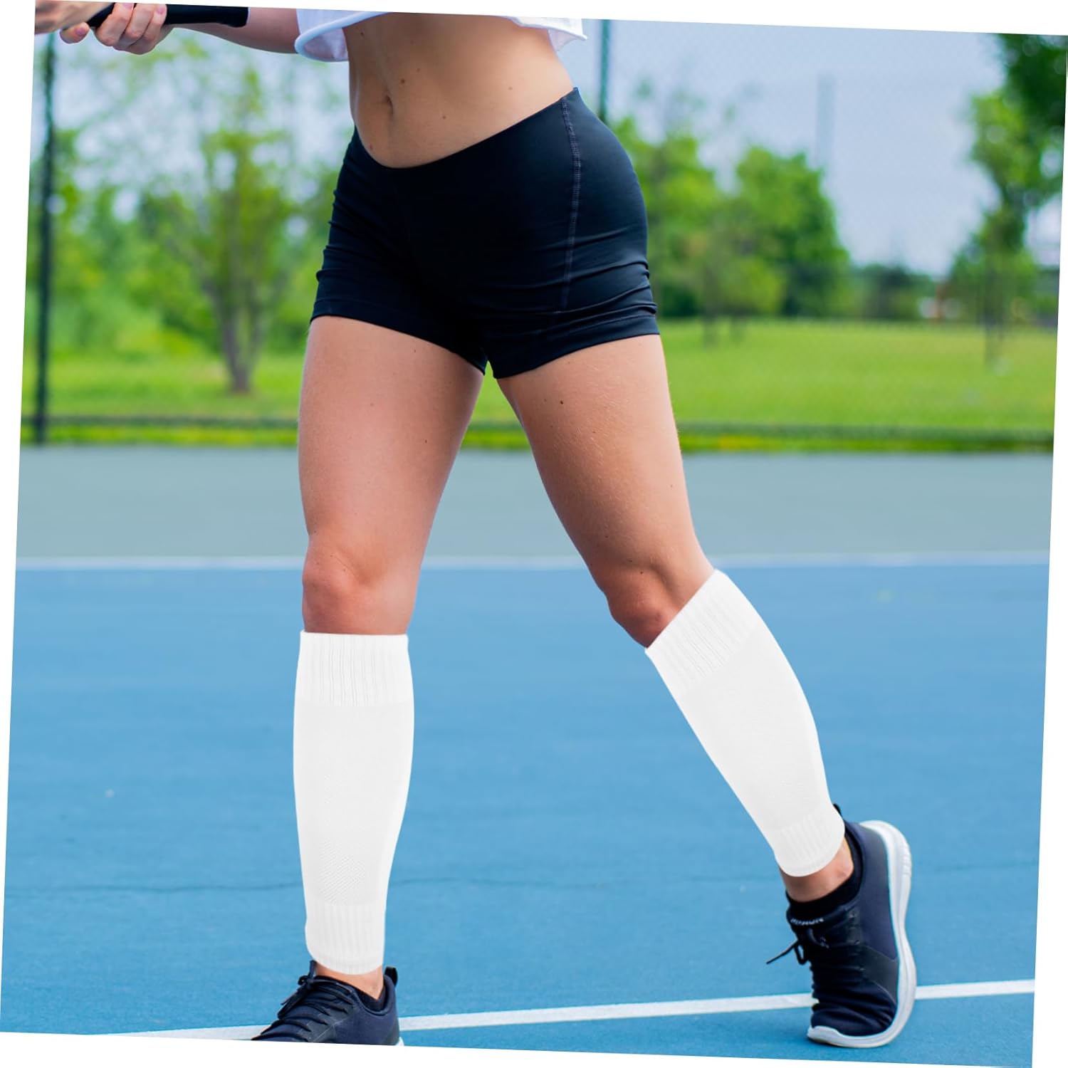 Toddmomy 1 Pair Football Leg Socks Soccerball Soccer Ball Leg Sleeve ...