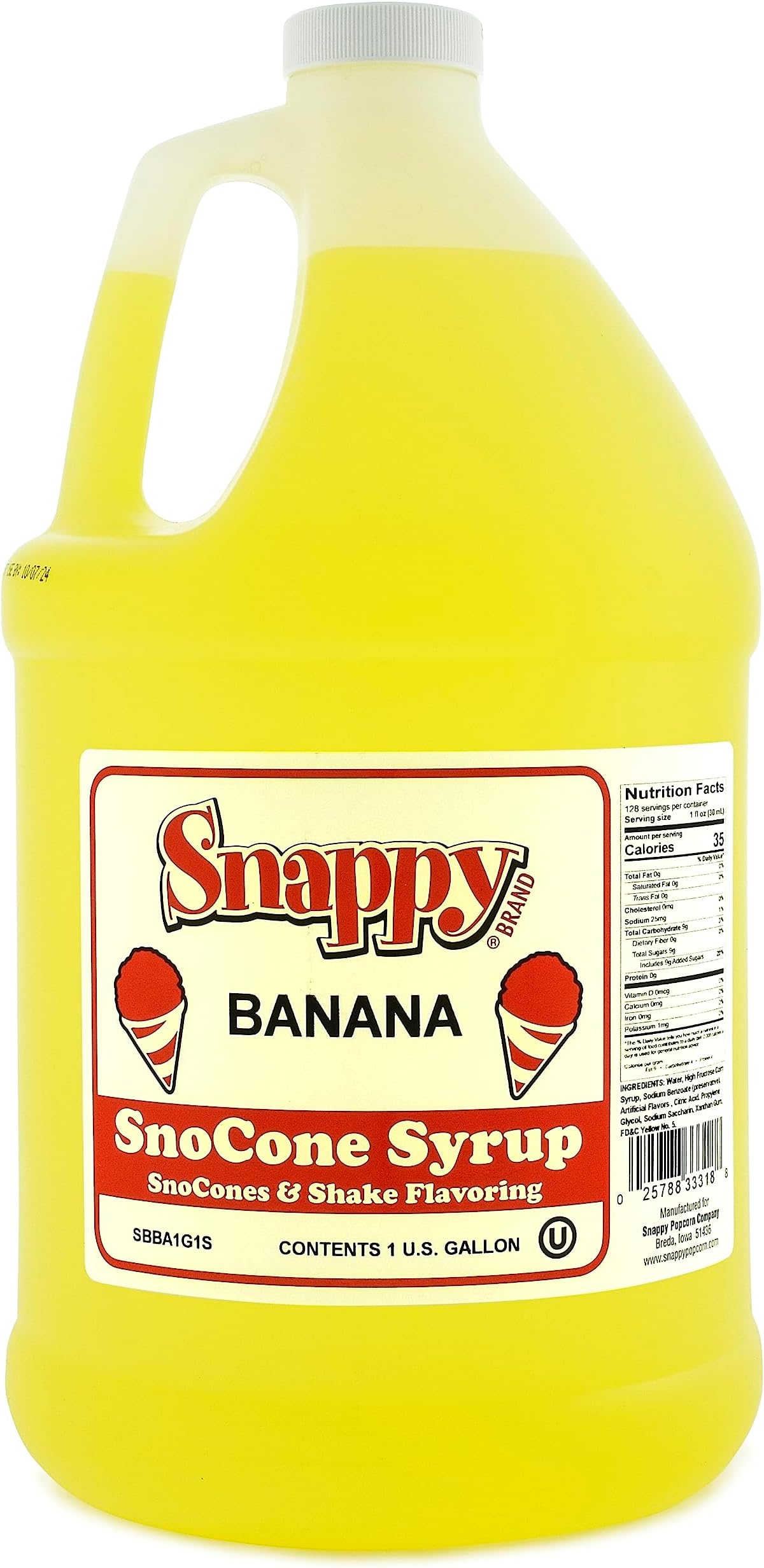 Amazon.com : Hypothermias Shaved Ice and Snow Cone Syrup Unsweetened ...