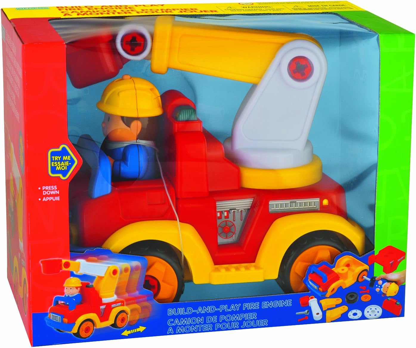 Amazon.com: megcos Construye y juega a un motor de : Juguetes y Juegos