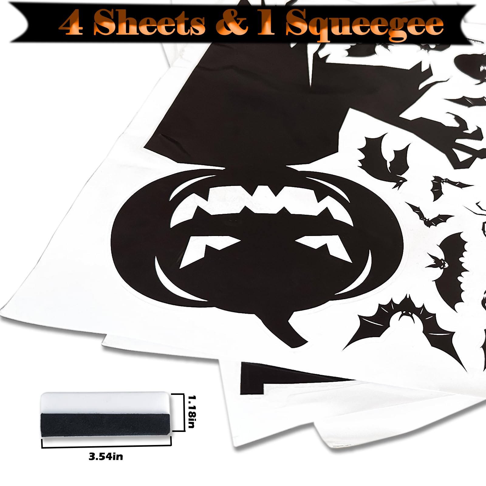 Snapklik.com : HoPliGhe Halloween Window Clings For Glass,Halloween ...